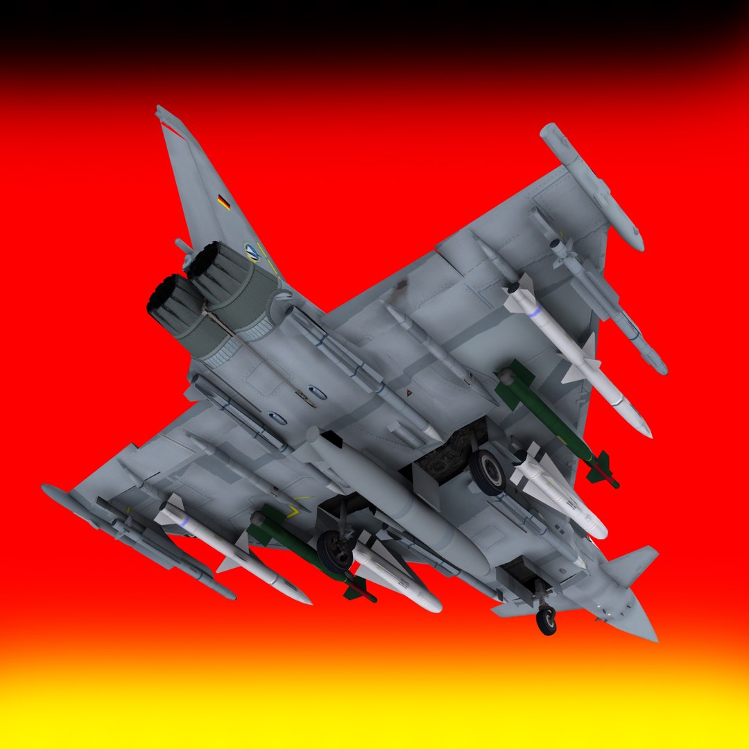 3D Euro Fighter Typhoon - TurboSquid 1493122