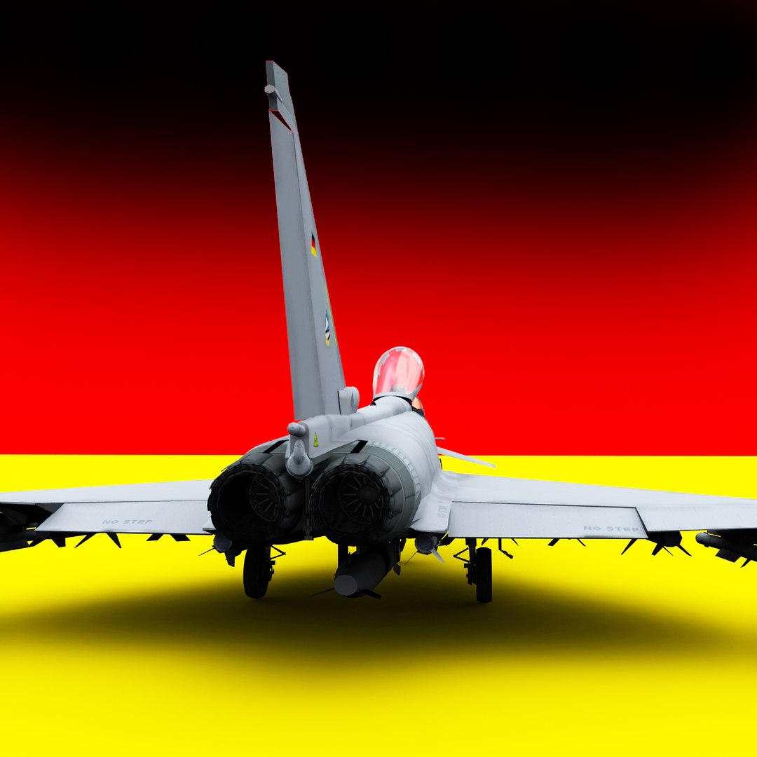 3D Euro Fighter Typhoon - TurboSquid 1493122