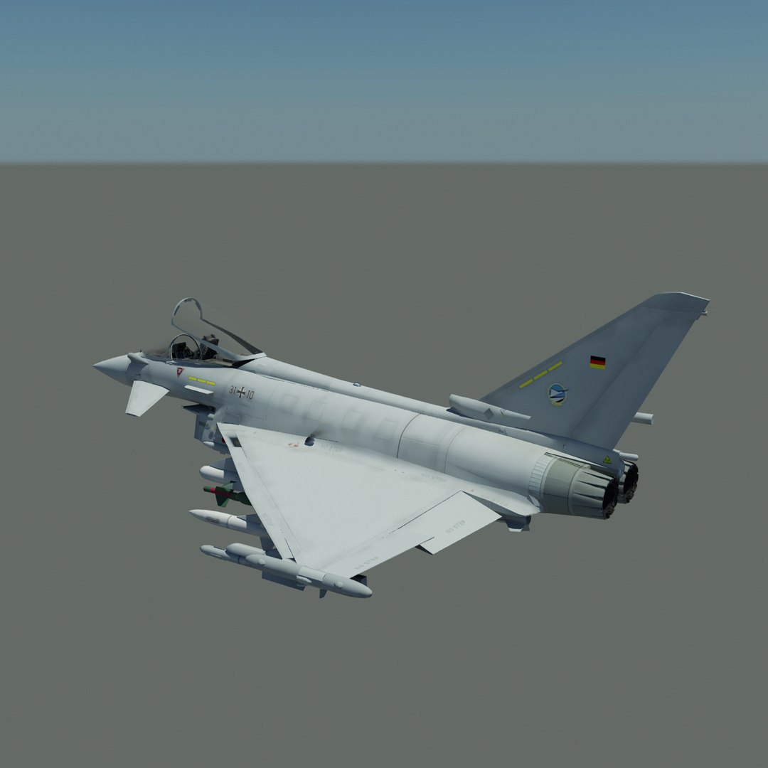 3D Euro Fighter Typhoon - TurboSquid 1493122