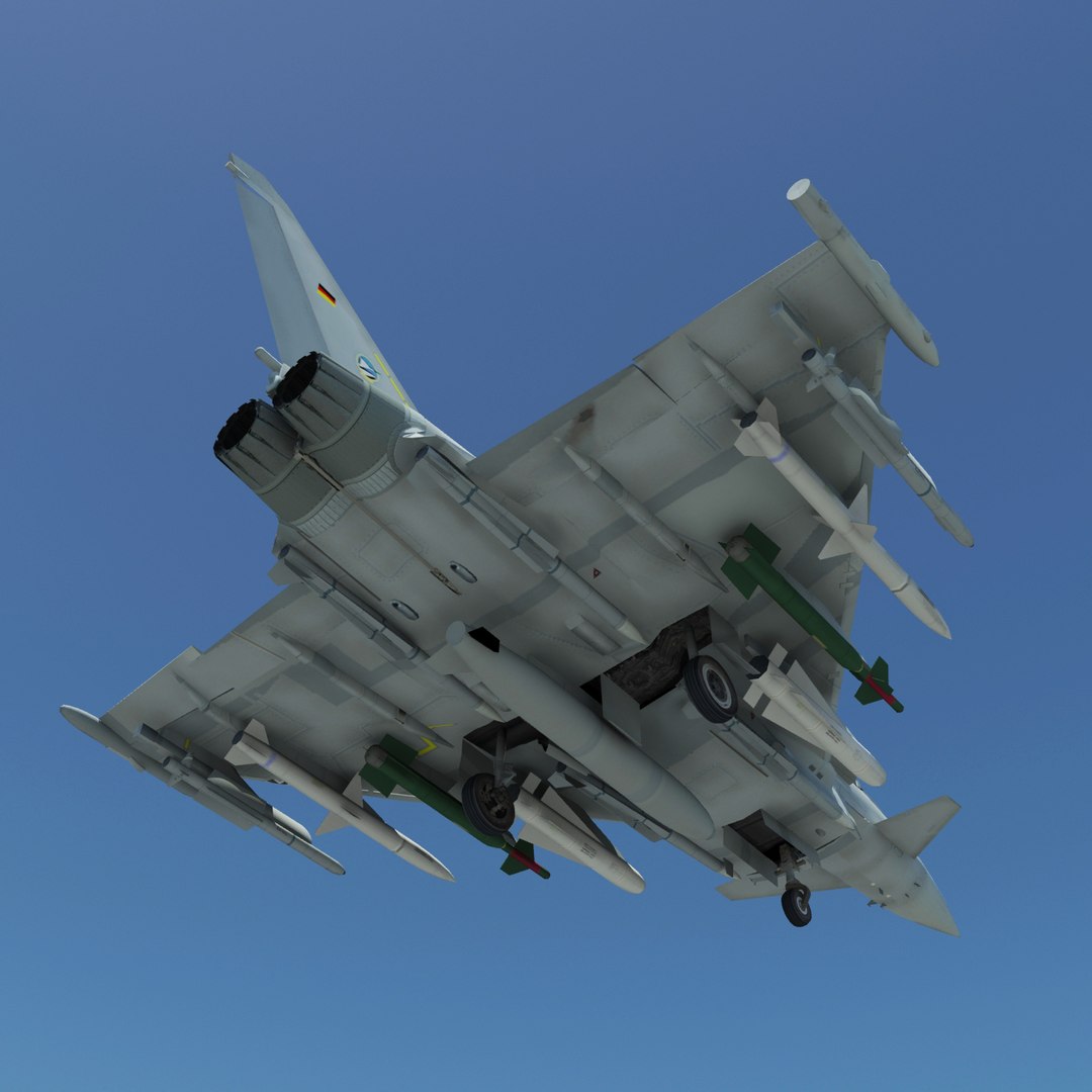 3D Euro Fighter Typhoon - TurboSquid 1493122