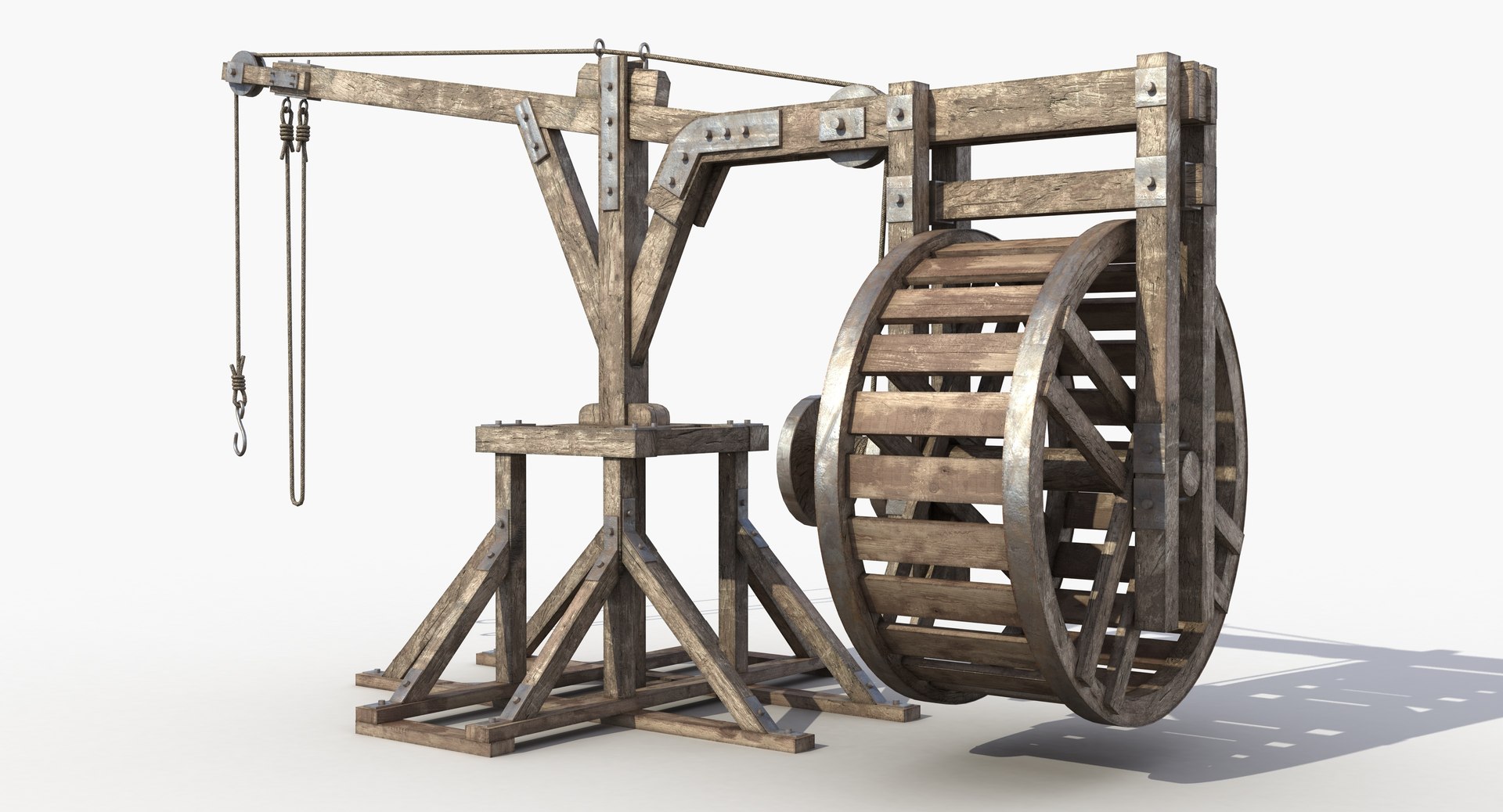 3D Wooden Crane 13 3D Model Model - TurboSquid 1900055