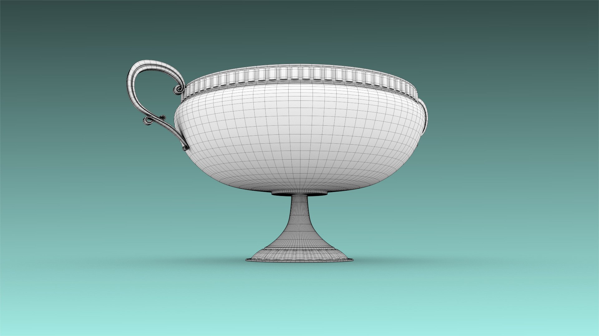 3D low-poly fruit dish - TurboSquid 1633557