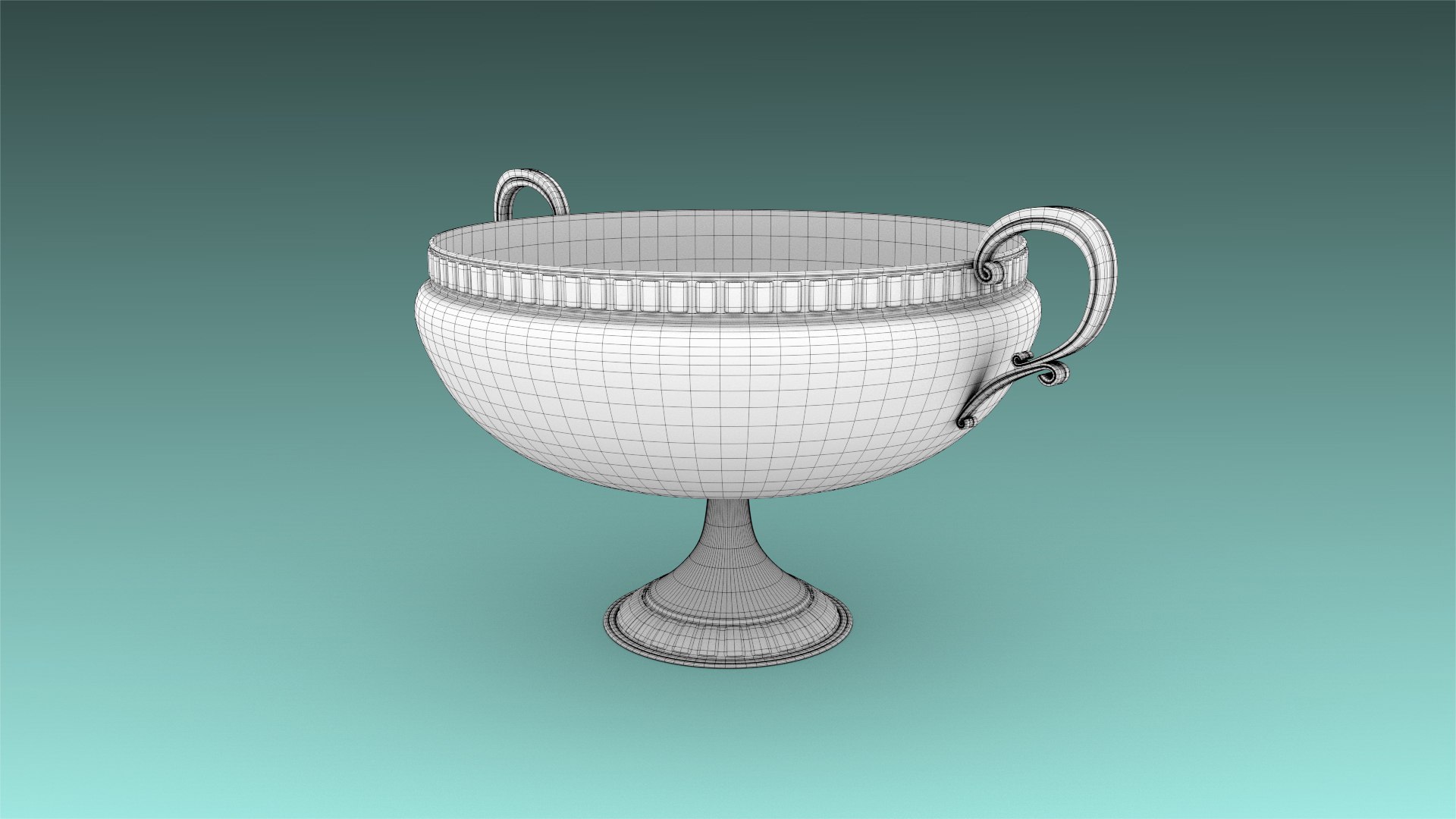 3D low-poly fruit dish - TurboSquid 1633557