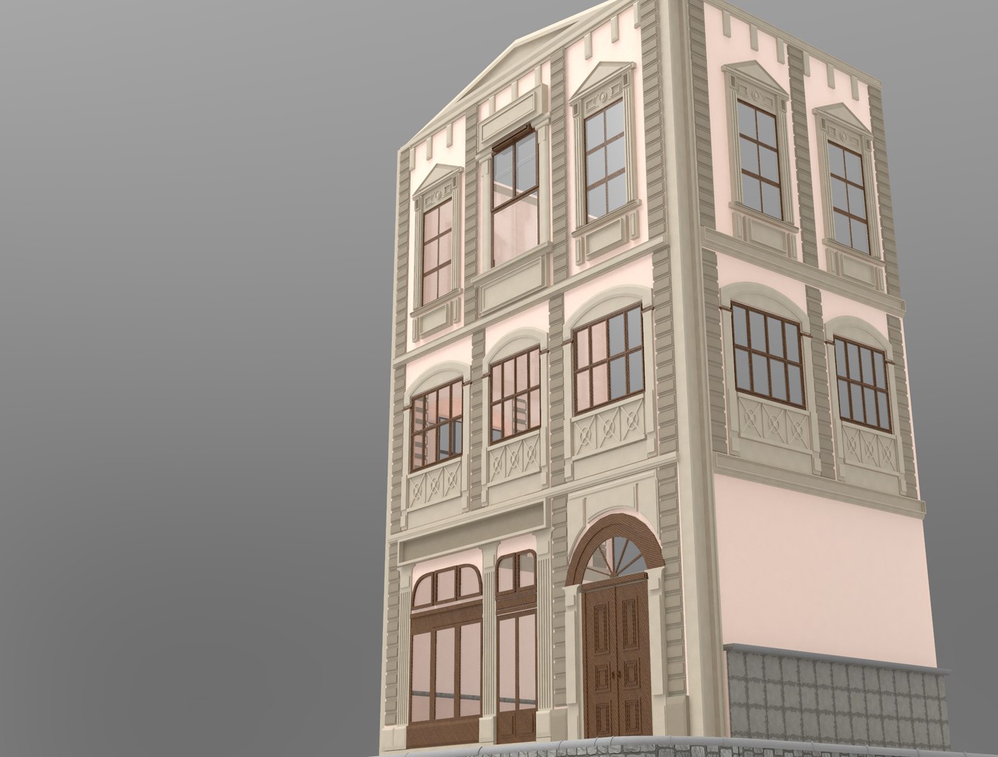 Istanbul Stone Building 3D - TurboSquid 1564571