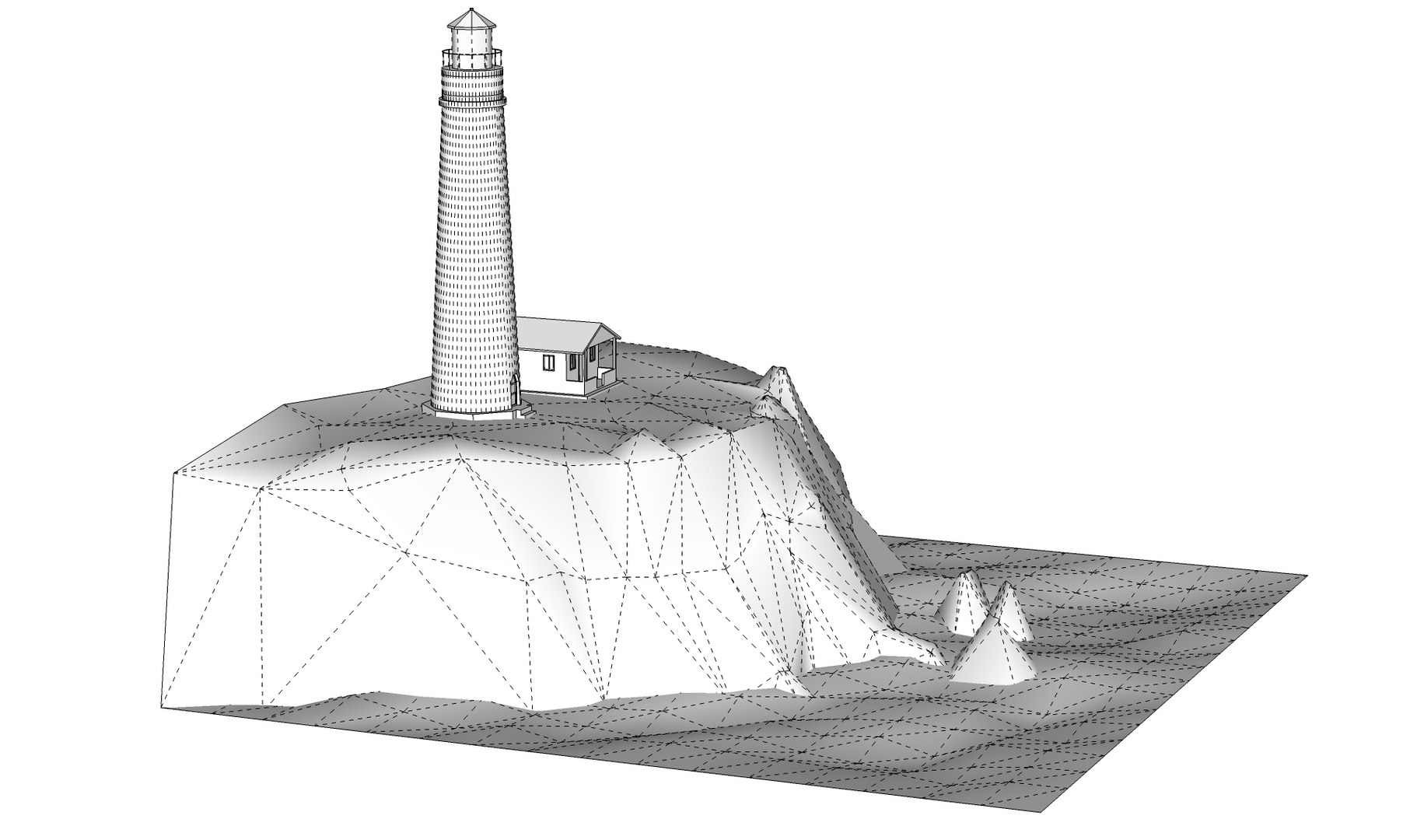 Lighthouse 3D model - TurboSquid 1792828