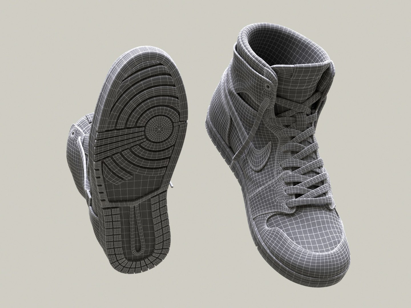 3D Model Air Jordan 1 - TurboSquid 1502335