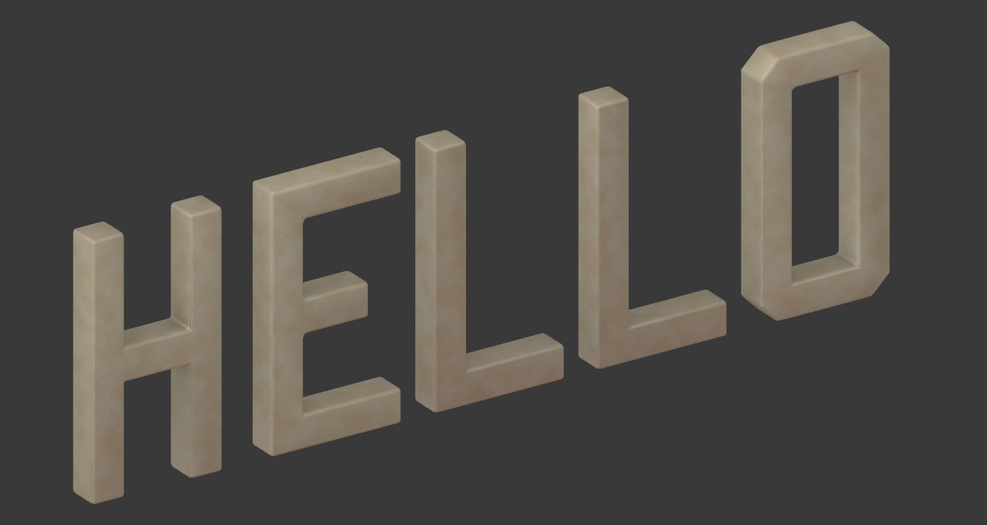 3D Decor Object - Hello - TurboSquid 1211183