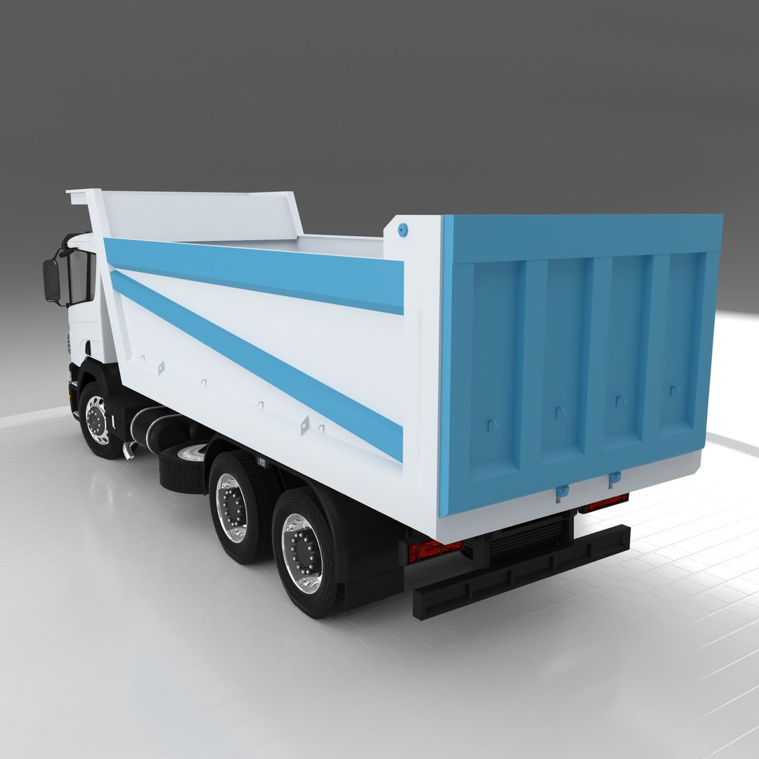 Tipper Truck V05 3D Model - TurboSquid 1730895