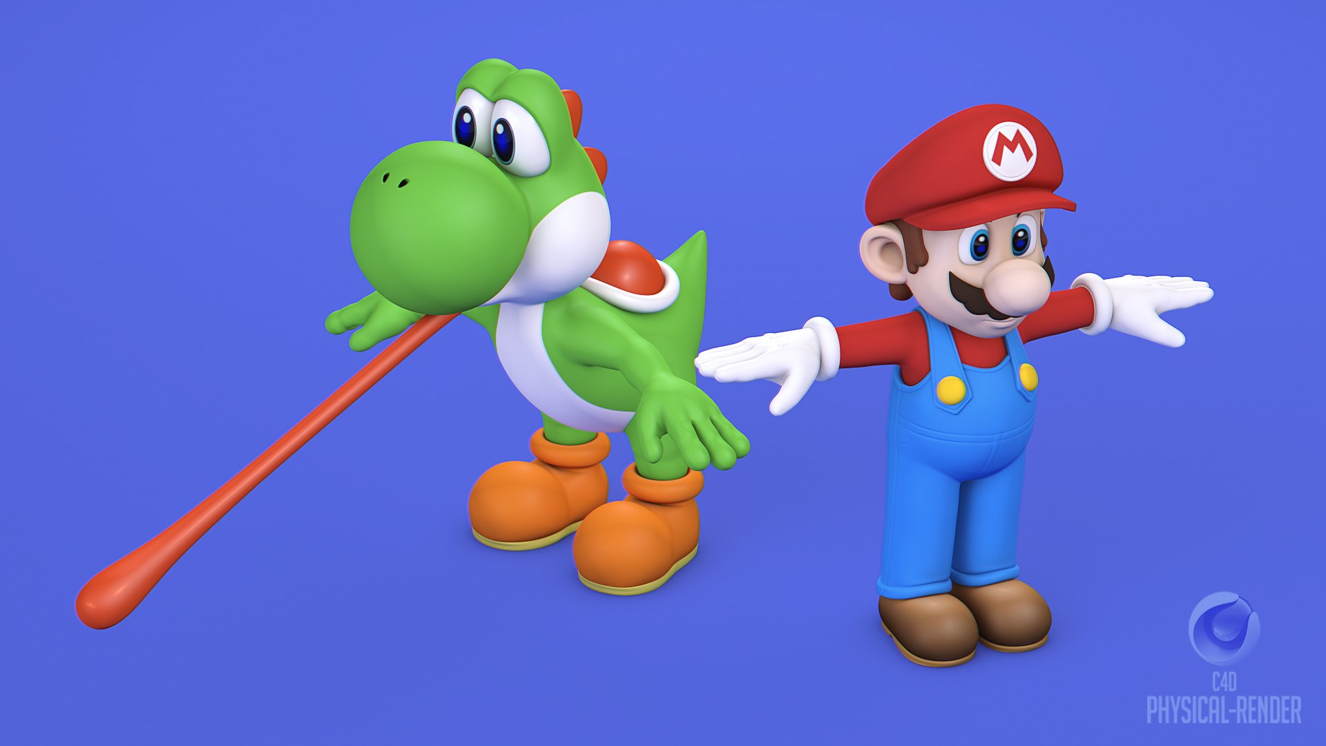 Super Mario Yoshi 3D Model - TurboSquid 1684380
