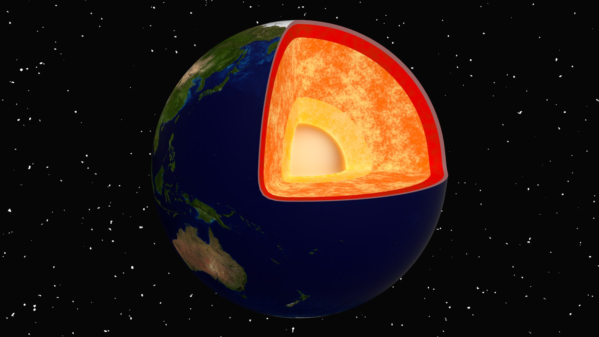 3D Stylized Planet Earth Core - TurboSquid 1436164