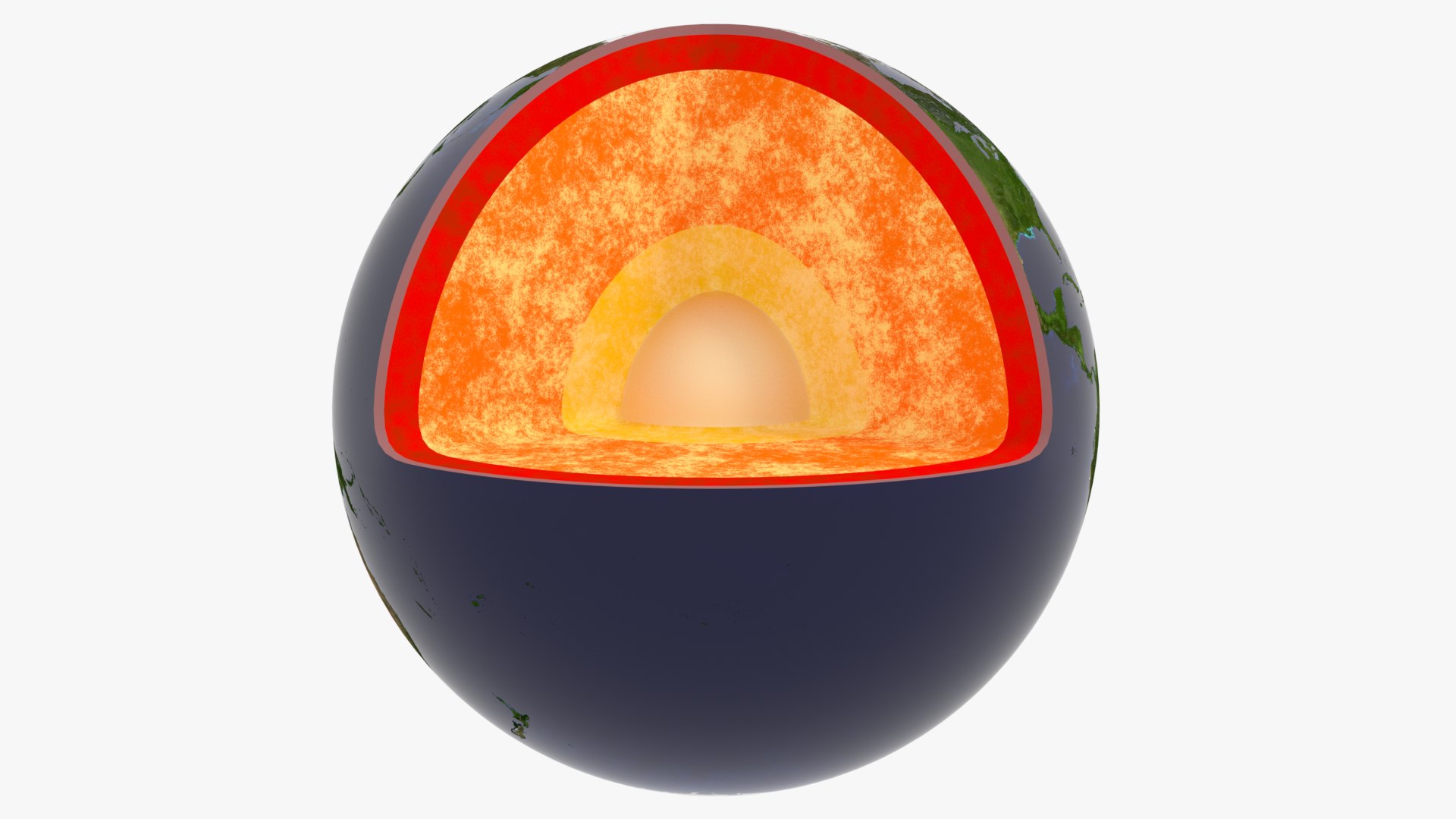 3D Stylized Planet Earth Core - TurboSquid 1436164