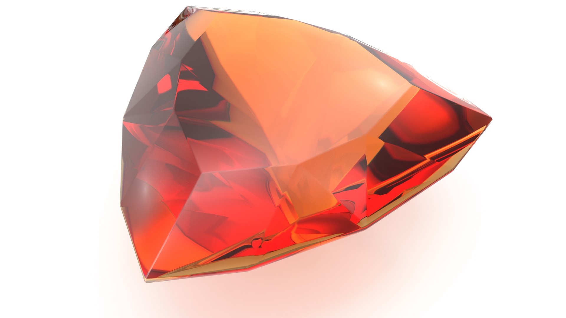 Shield Cut Imperial Topaz Model - TurboSquid 1880806