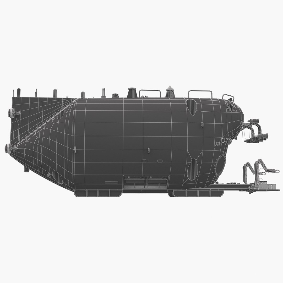 Submersible Submarine Vehicle 3D Model - TurboSquid 1681761