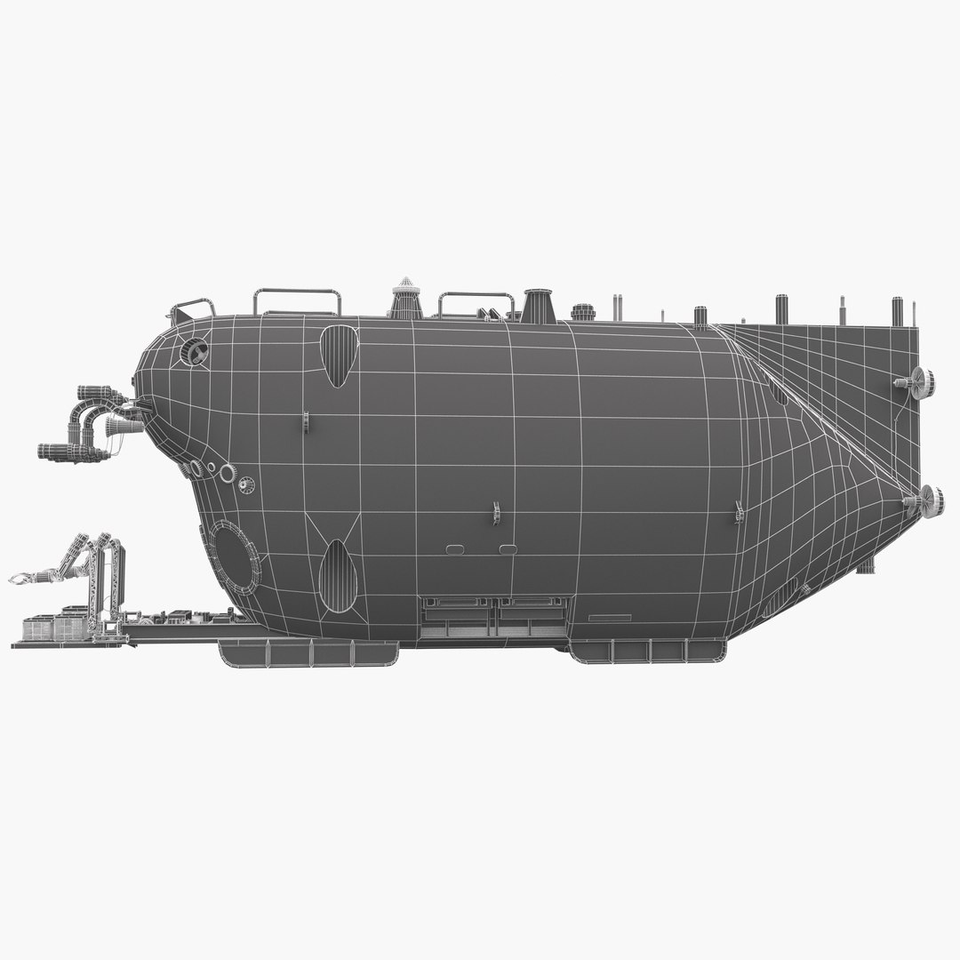 Submersible Submarine Vehicle 3D Model - TurboSquid 1681761