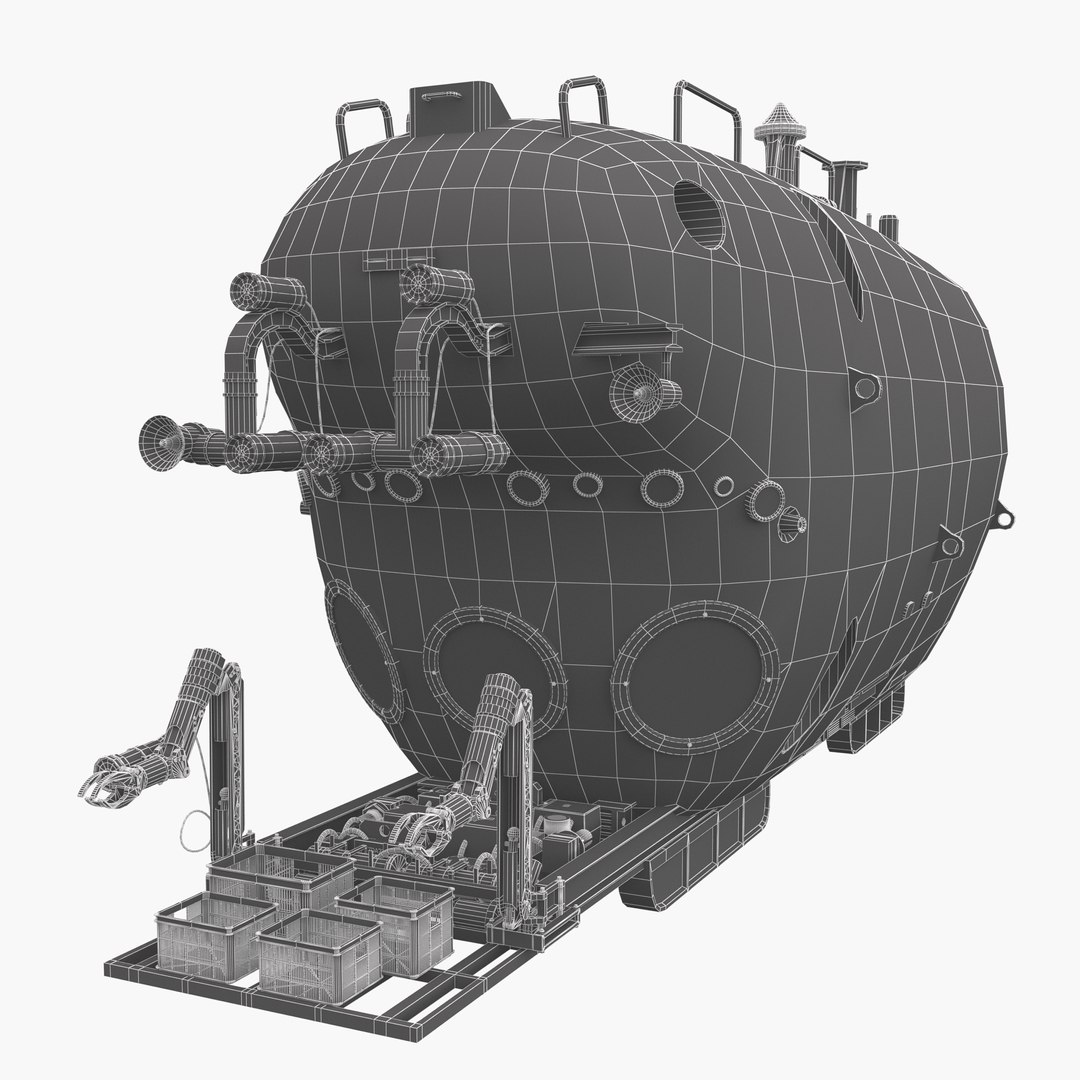 Submersible Submarine Vehicle 3D Model - TurboSquid 1681761