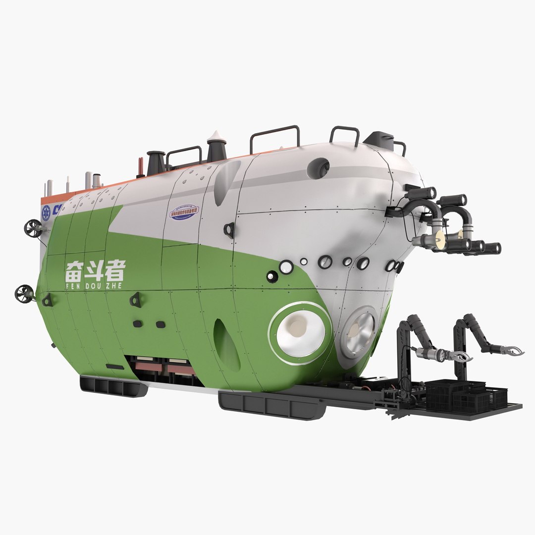 Submersible Submarine Vehicle 3D Model - TurboSquid 1681761