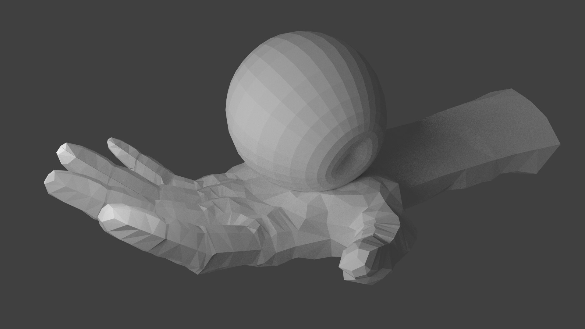 Free Hand Apple 3d Model