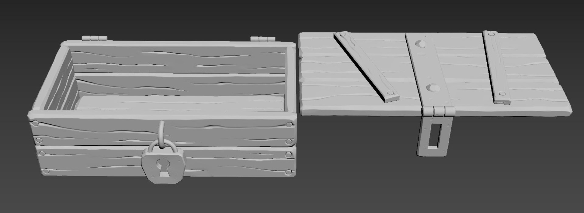 Stylized box 3D model - TurboSquid 1627213