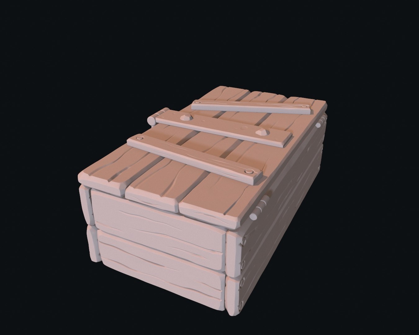 Stylized box 3D model - TurboSquid 1627213