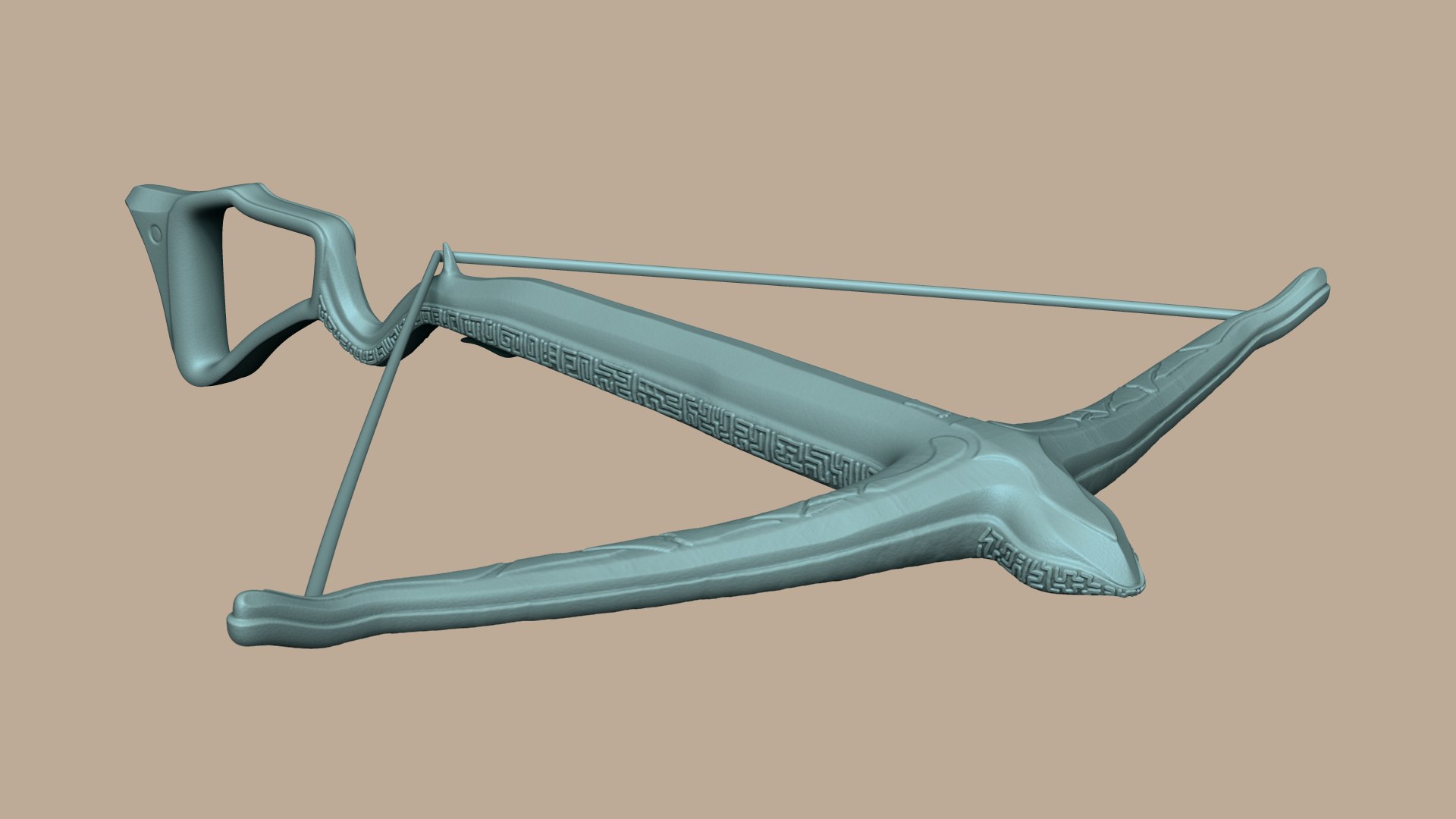 3D crossbow - simple weapon model - TurboSquid 1660196
