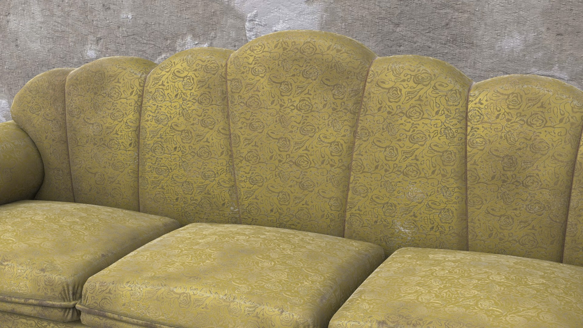 3D Model Old Sofa - TurboSquid 1509114