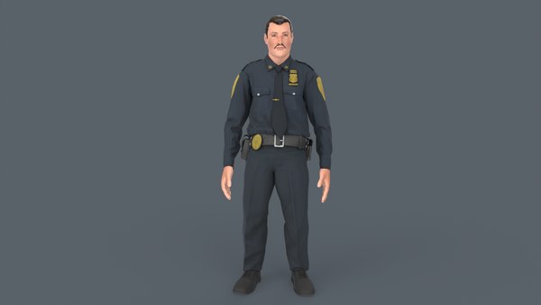 Police Officer Blender Models for Download | TurboSquid