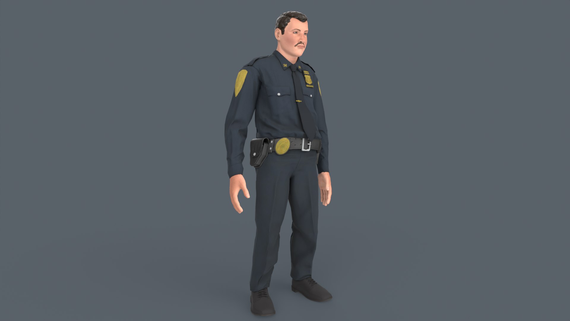 Policeman Model - TurboSquid 1946392