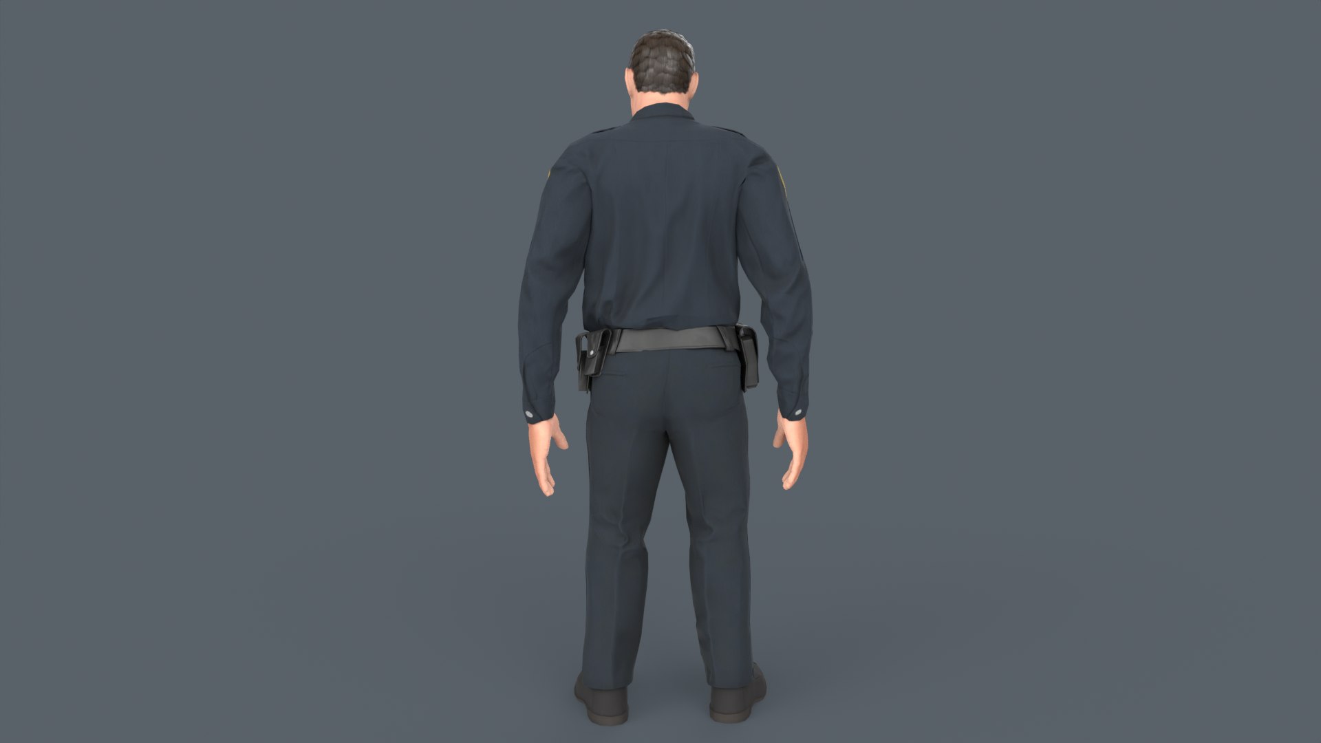 Policeman Model - TurboSquid 1946392