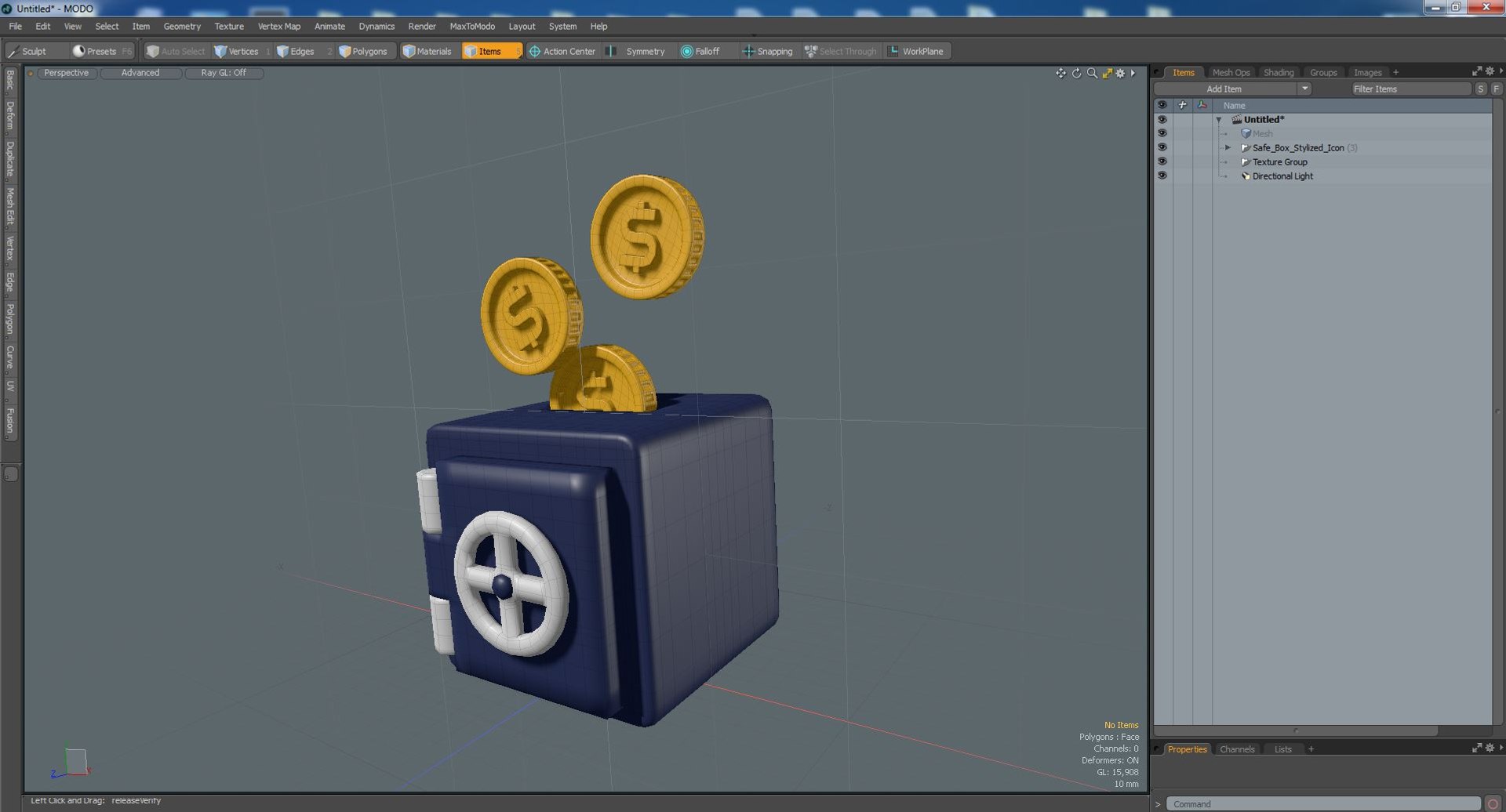 Safe Box Stylized Icon 3D model - TurboSquid 2177993