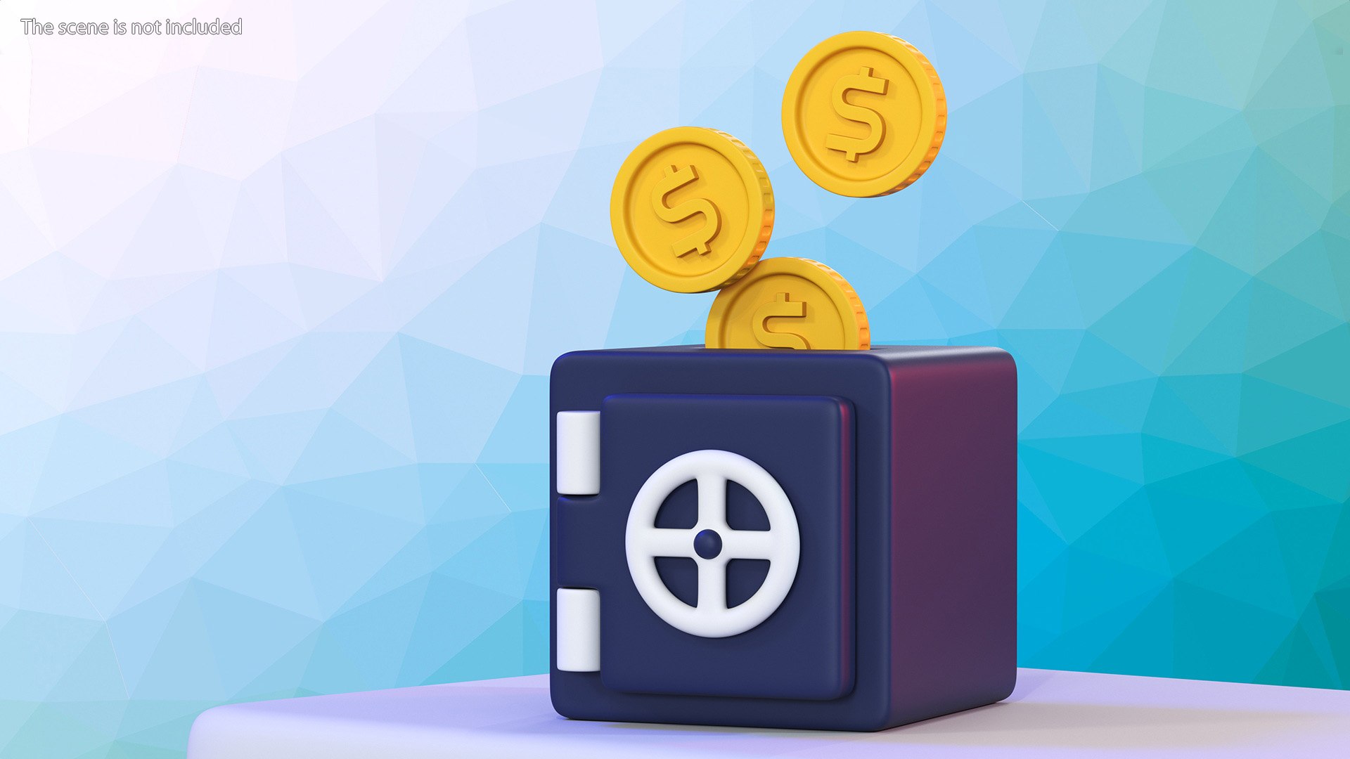 Safe Box Stylized Icon 3D model - TurboSquid 2177993