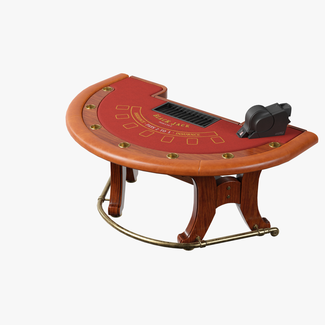 3D Blackjack Table 3D - TurboSquid 1996907