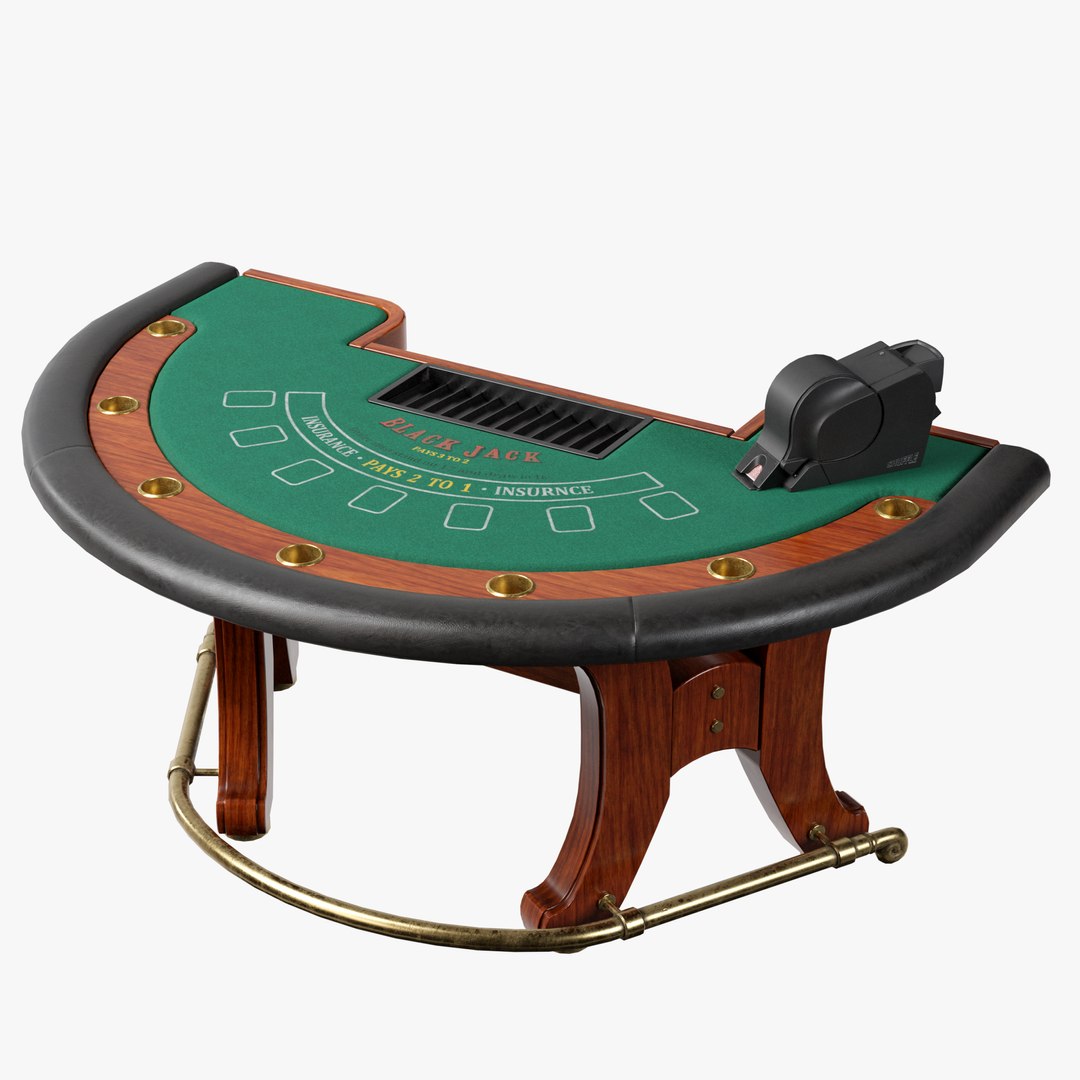 3D Blackjack Table 3D - TurboSquid 1996907