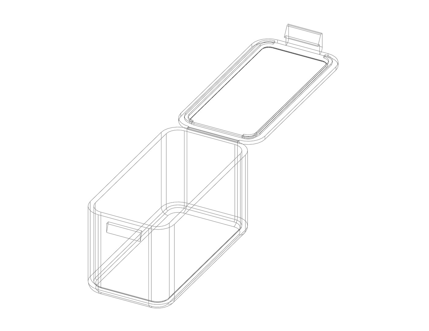 3D Snap Fit Plastic Box - TurboSquid 2176472
