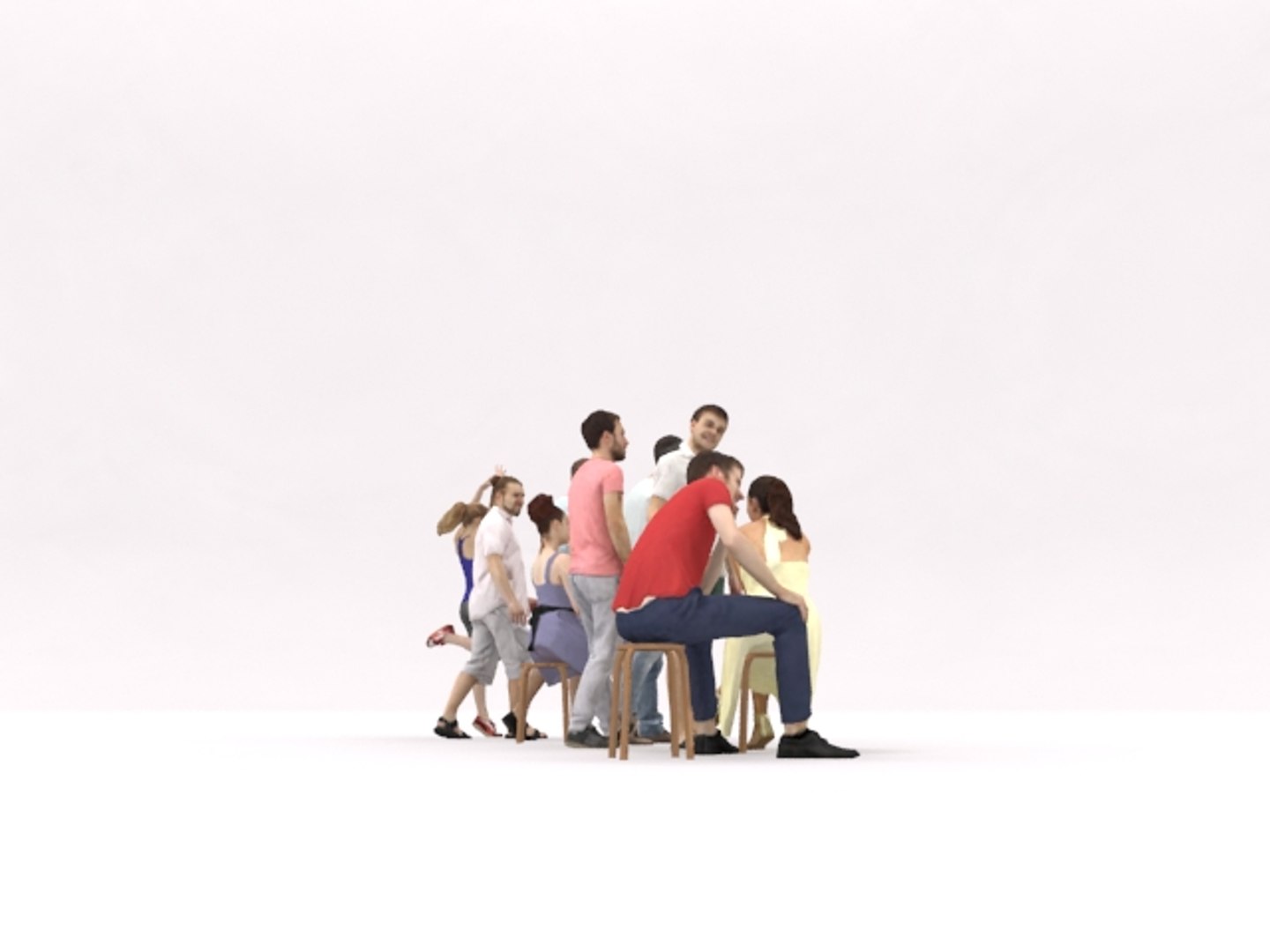 Scanned people casual model - TurboSquid 1463470