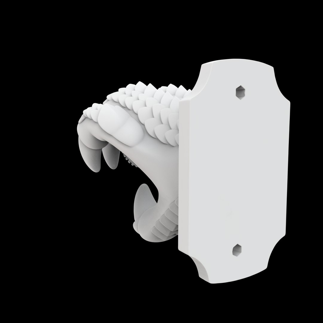 Dragon Claw Wall Hook 3D Print Model Model - TurboSquid 2485627