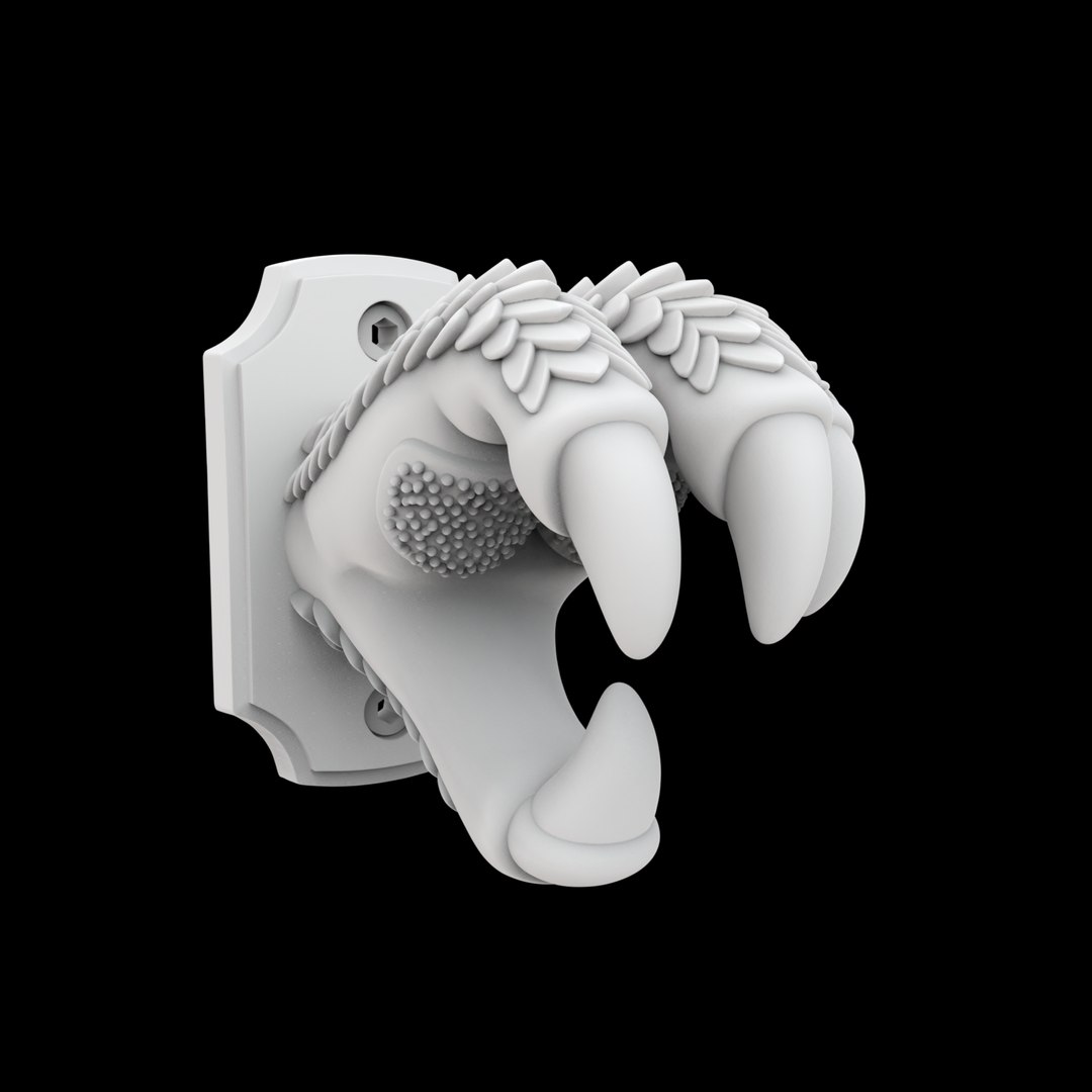 Dragon Claw Wall Hook 3D Print Model Model - TurboSquid 2485627