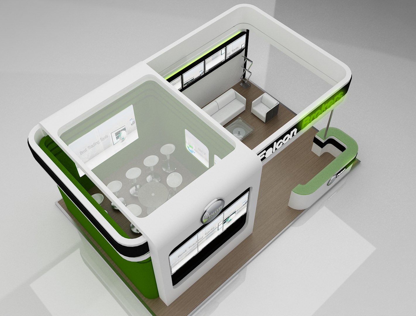 3D Booth 1 Model - TurboSquid 1190073