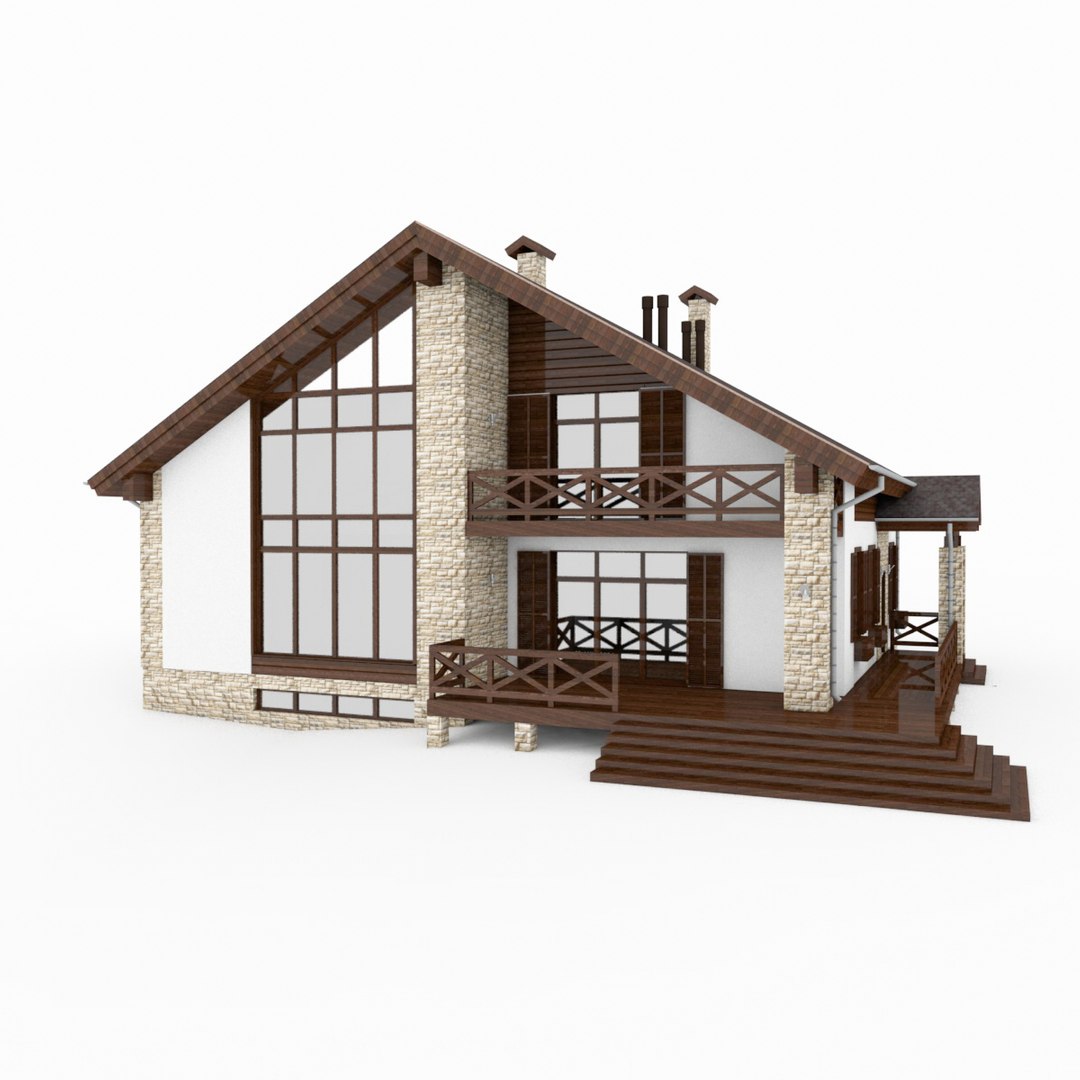 Alpen House 3d Model