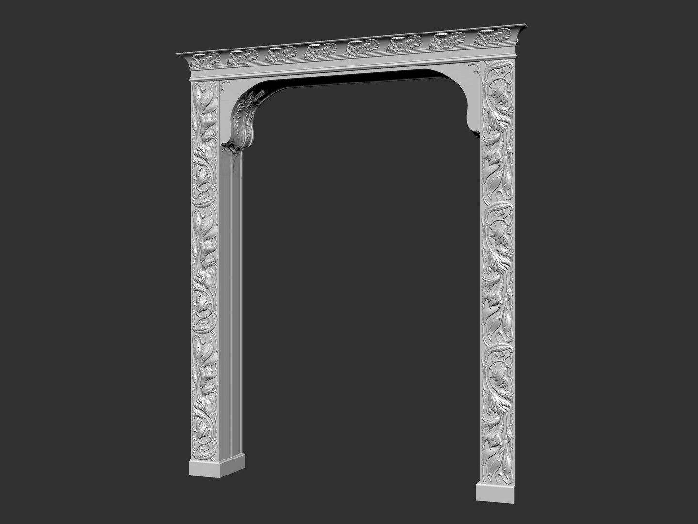 3D Decorative Plaster 3D Model - TurboSquid 2156327
