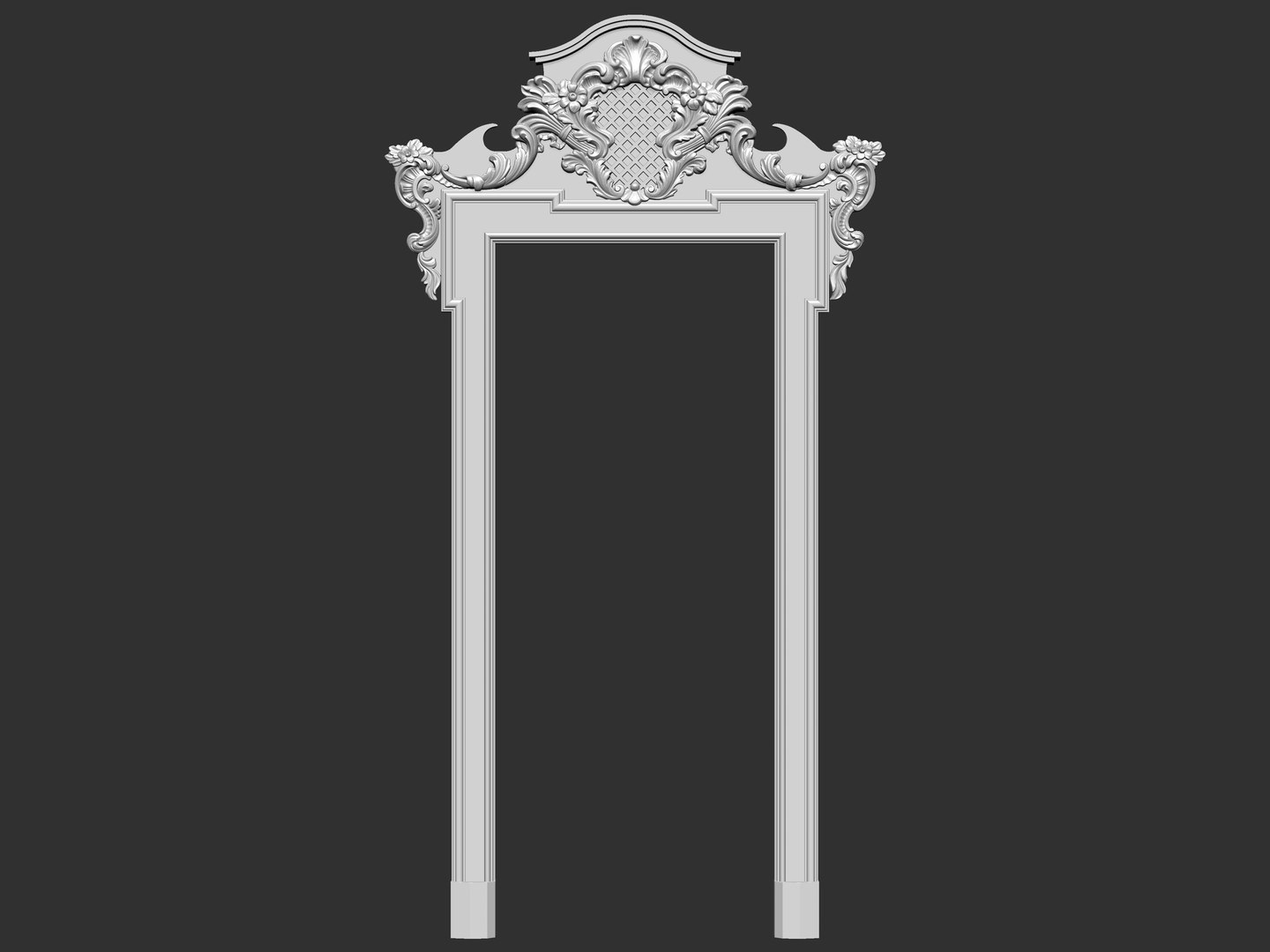 3D Decorative Plaster 3D Model - TurboSquid 2156327