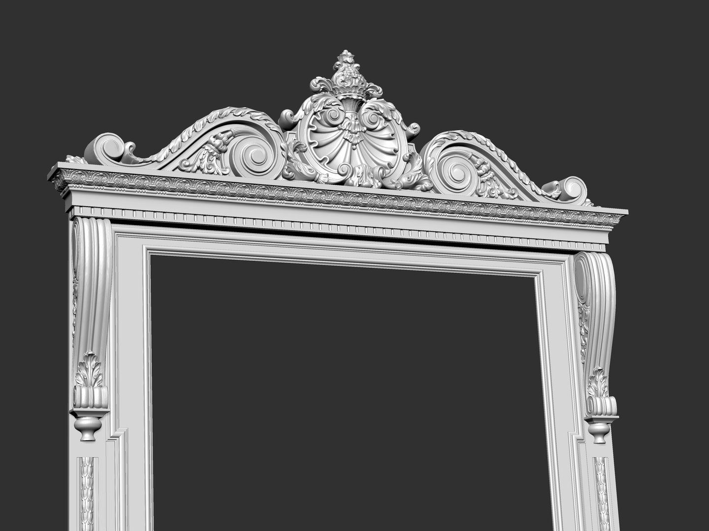3D Decorative Plaster 3D Model - TurboSquid 2156327