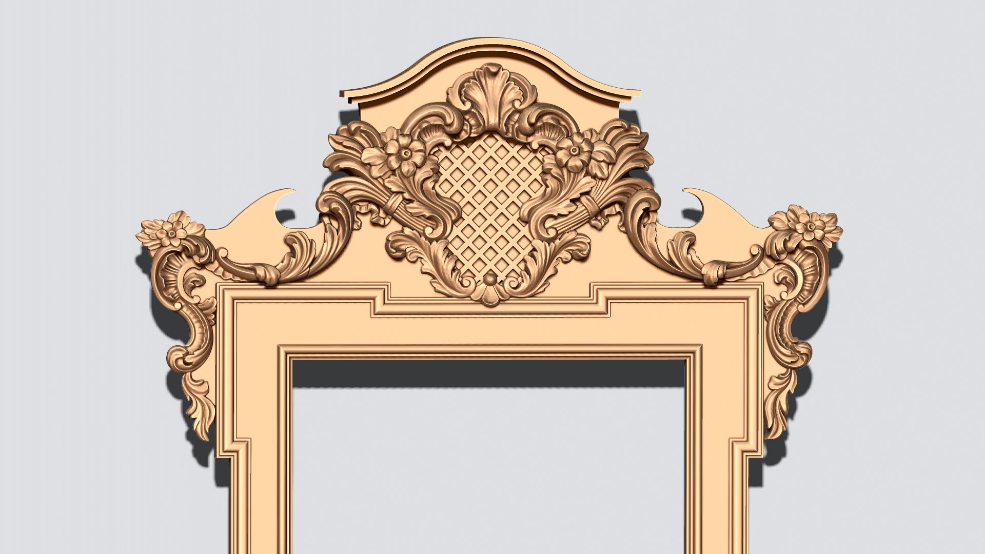 3D Decorative Plaster 3D Model - TurboSquid 2156327