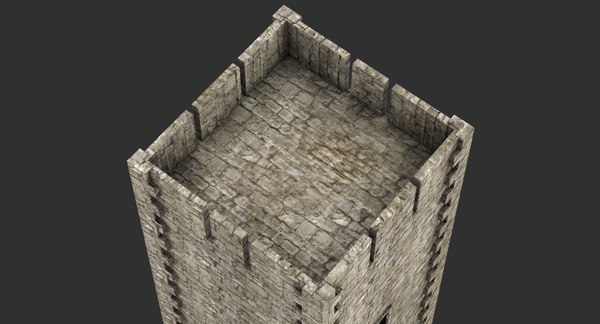 Free 3D blender tower medieval - TurboSquid 1336111
