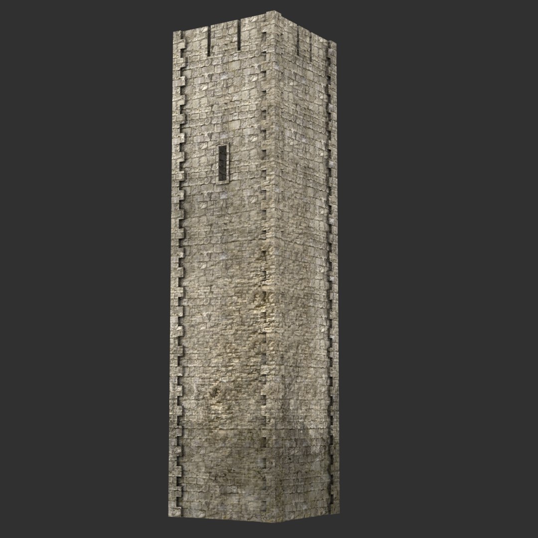 Free 3D Blender Tower Medieval - TurboSquid 1336111