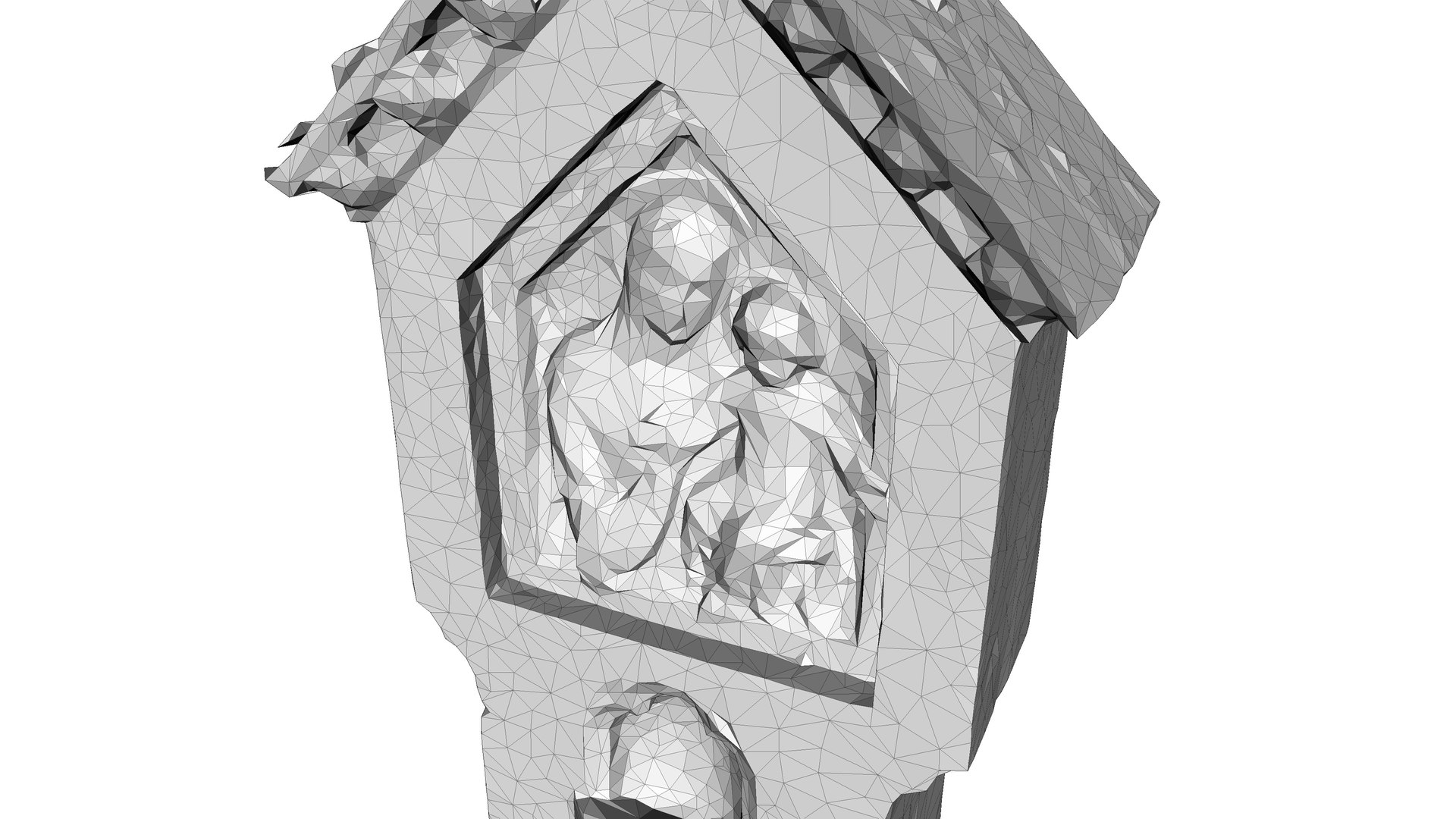 Small Christian Oratory With Cross Mary And Jesus 3D Model - TurboSquid ...