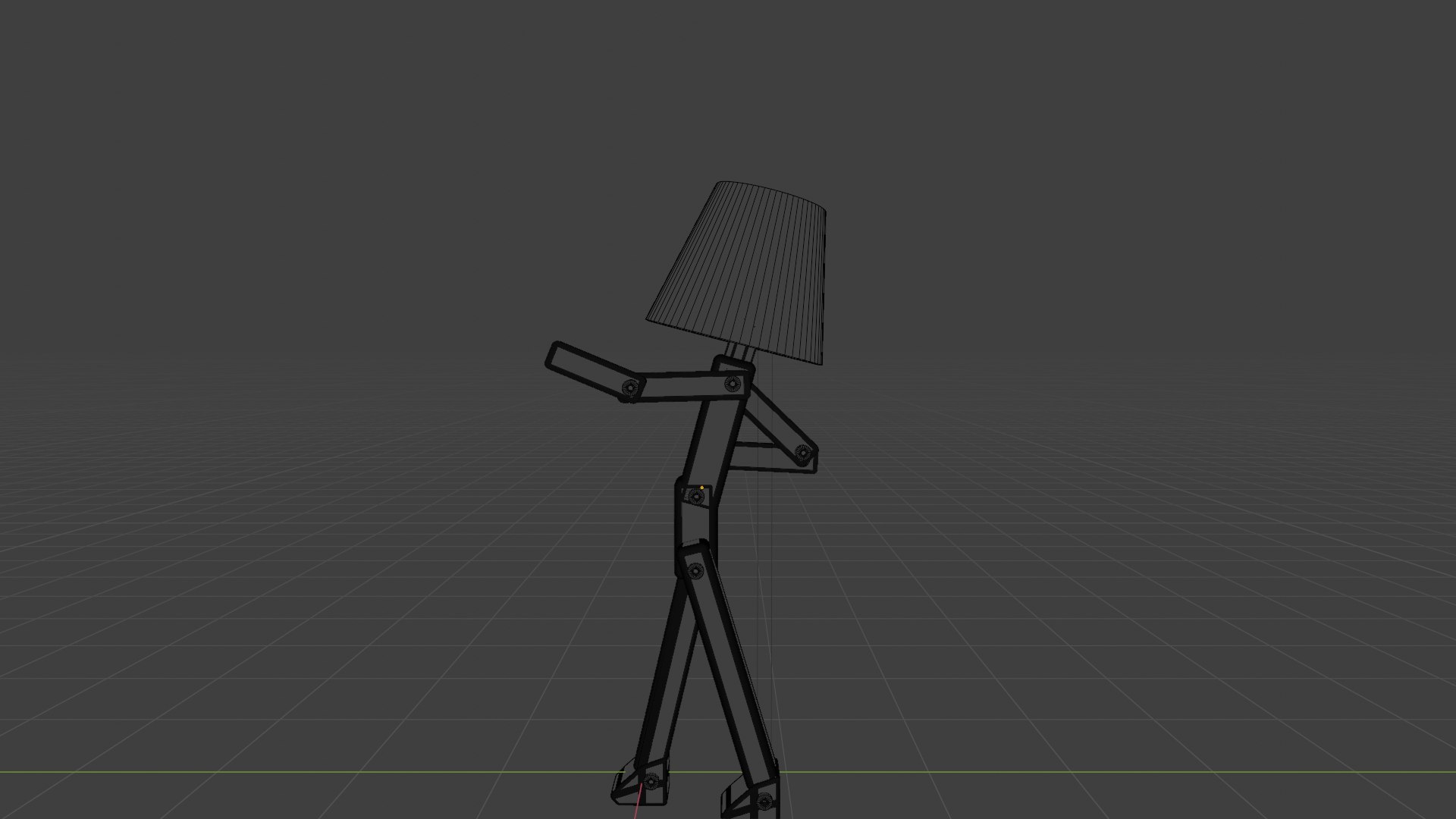 Lamp Human Sticking 3D - TurboSquid 1635049