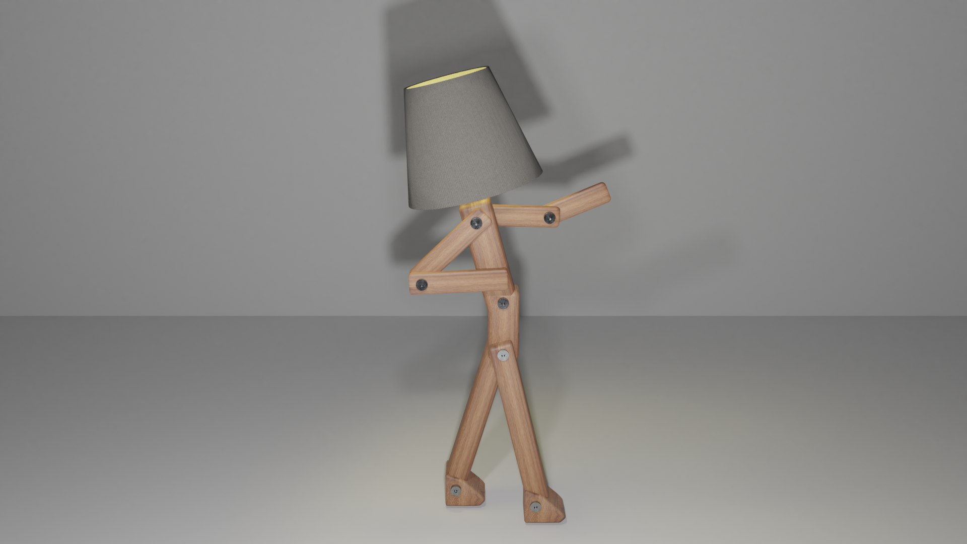 Lamp Human Sticking 3D - TurboSquid 1635049