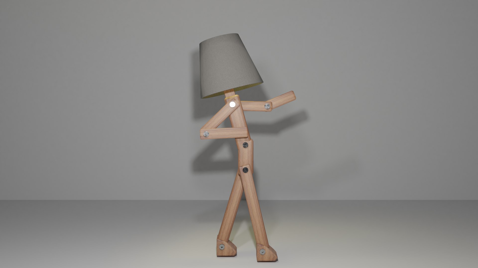Lamp Human Sticking 3D - TurboSquid 1635049