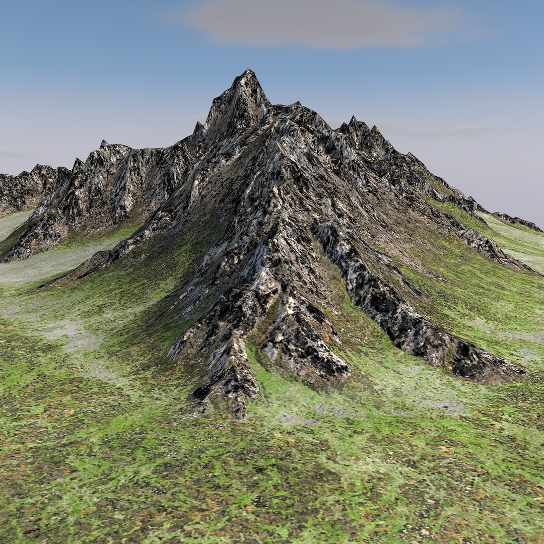 3d 3ds Mountain Terrain