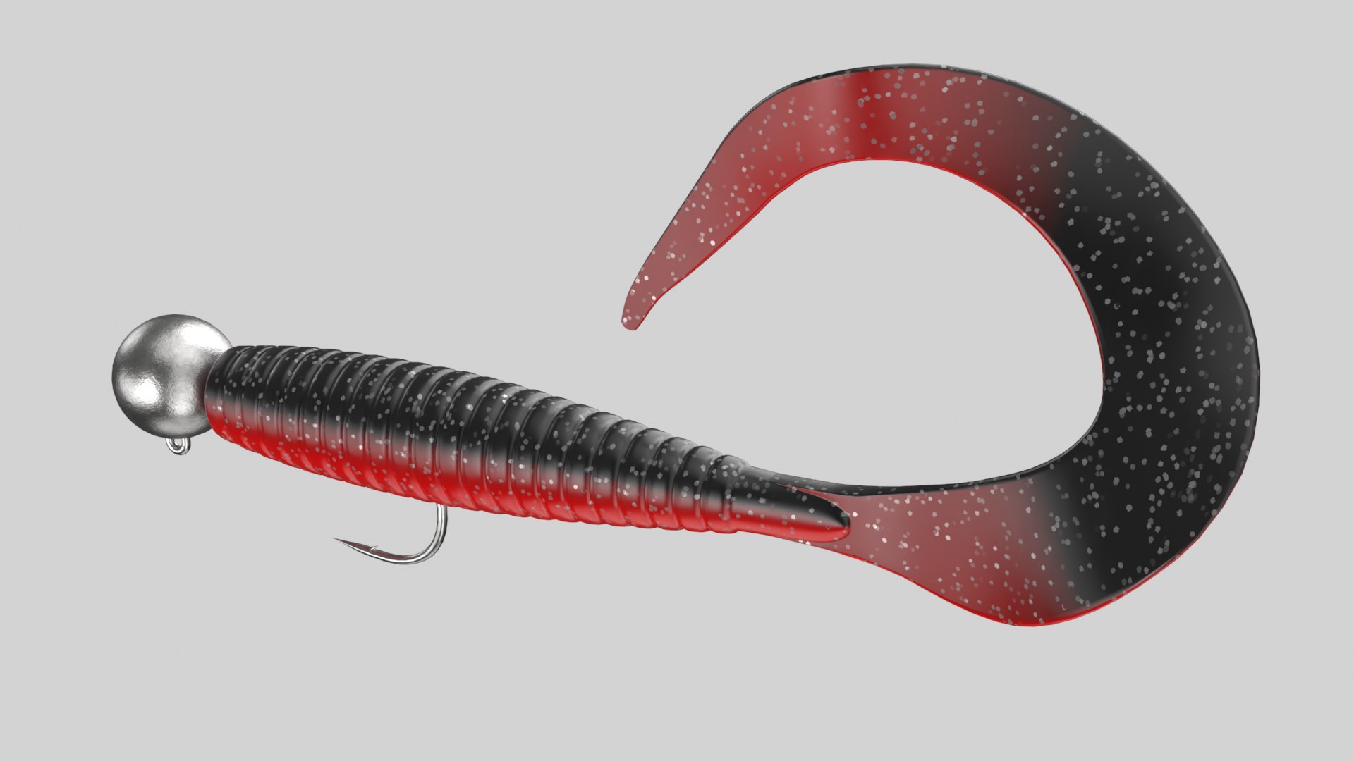 Curly Tail Fishing Lure 03 Model - TurboSquid 1981693